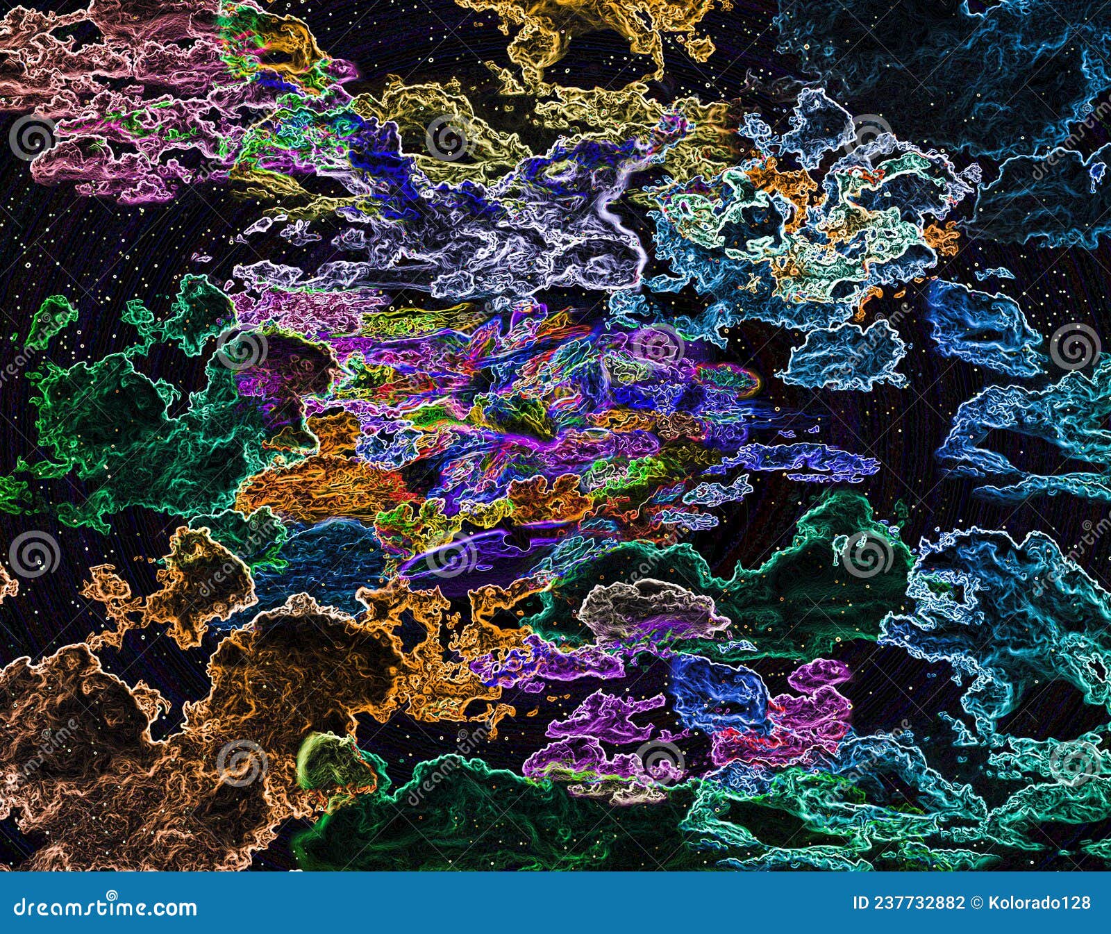 An Abstract Background with a Multi-colored Color Palette Stock Photo ...