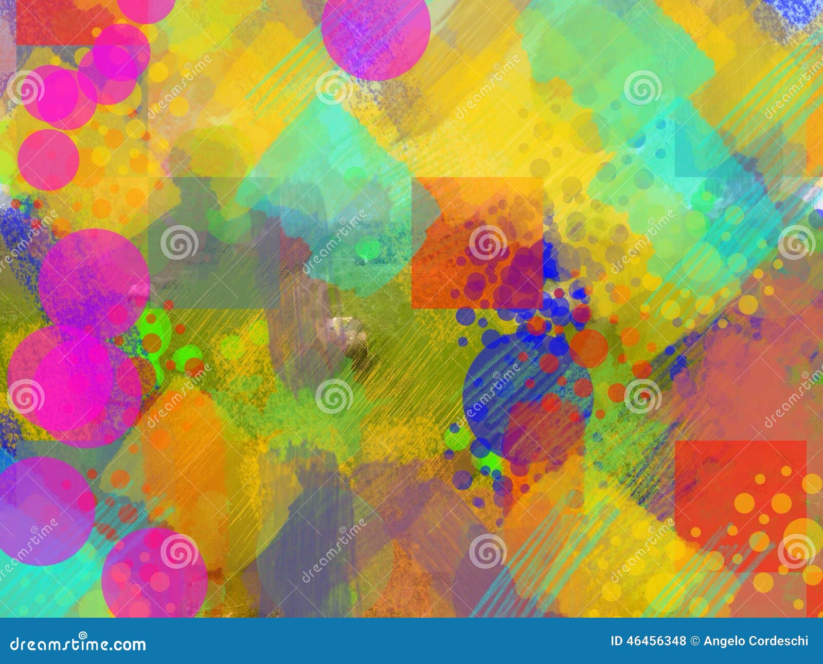 Abstract Background Multi-colored Stock Illustration - Illustration of ...