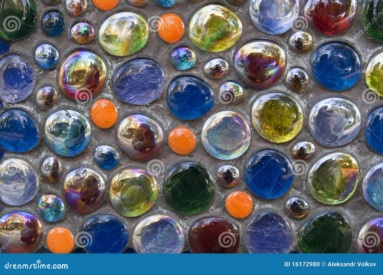 Abstract Background from Multi-colored Glass Balls Stock Photo - Image ...