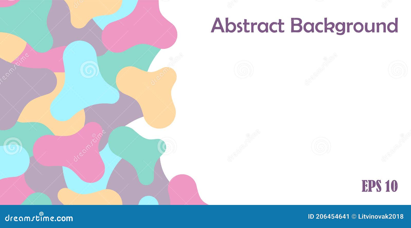 Abstract Background with Multi-colored Spots. Vector Illustration Stock ...