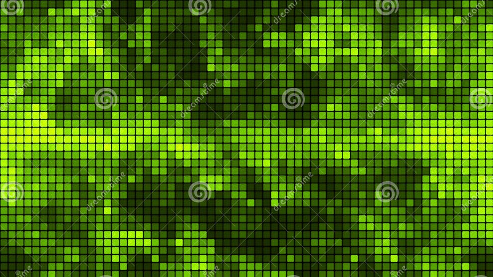 Abstract Background of Multi-colored Squares. Background of Green ...