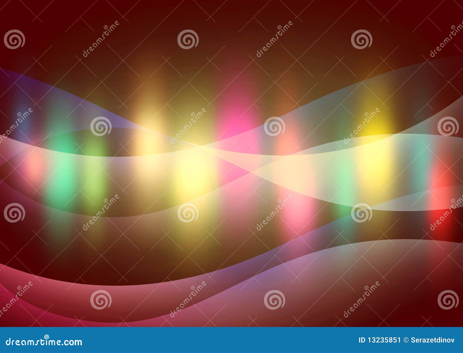 Abstract Background with Multi-coloured Lines Stock Illustration ...