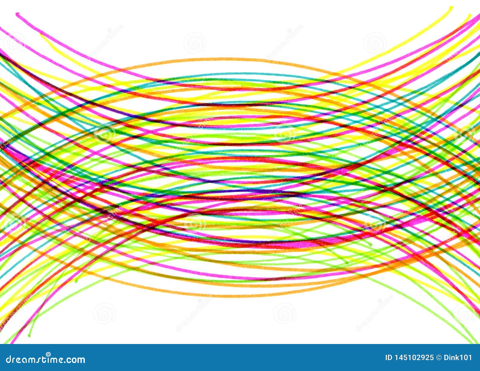 Abstract Background with Multicolored Arcuate Intersecting Lines Stock ...