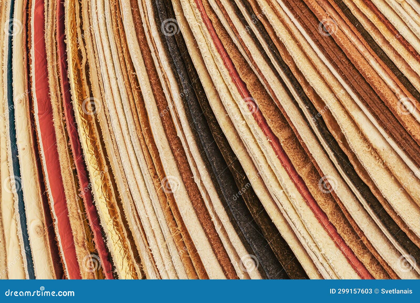 Abstract Background of Multicolored Leather Catalog, Variation of ...