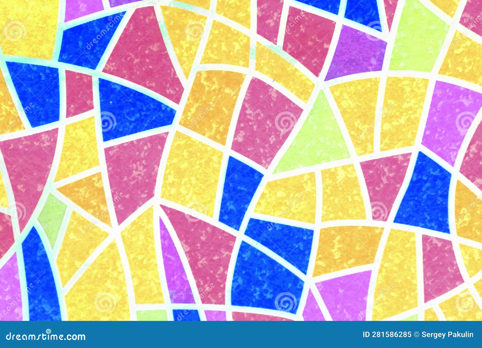 Abstract Background. Multicolored Stained Glass Surface. Colored ...