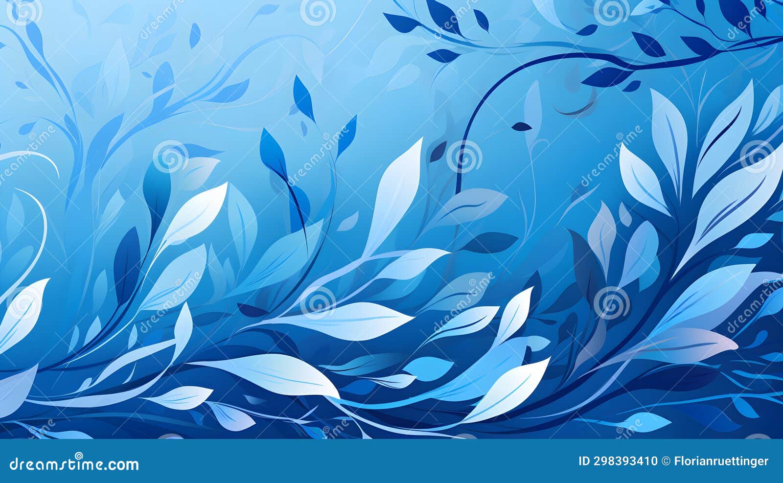 Abstract Background of Nature Pattern in Blue Colors. Minimal Wallpaper ...