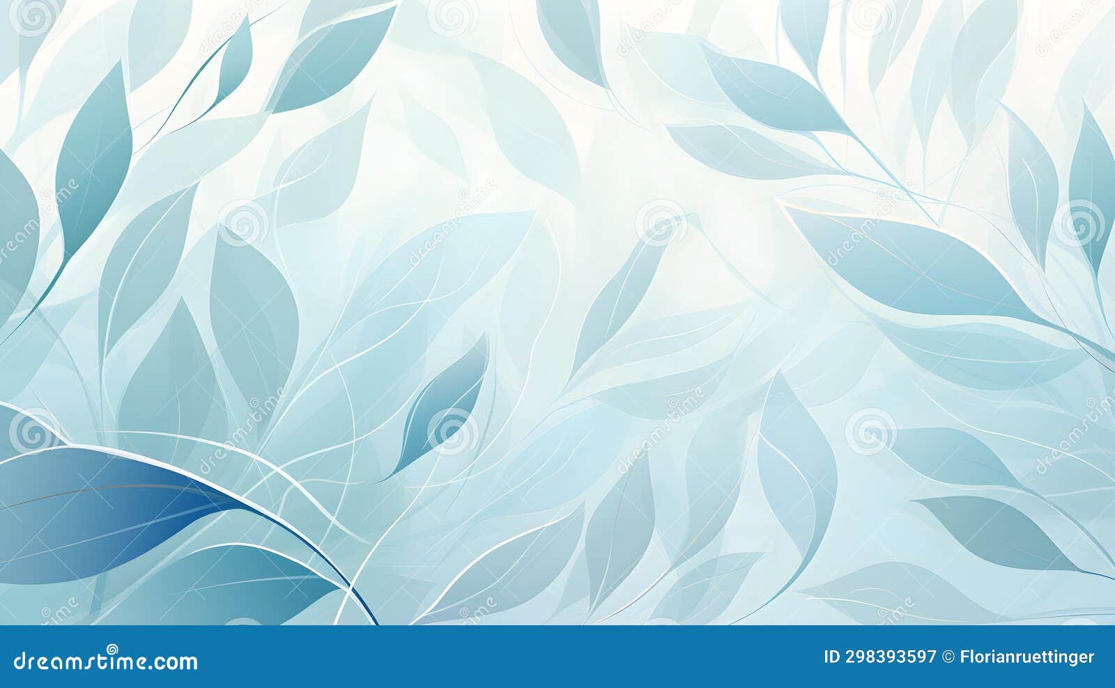 Abstract Background of Nature Pattern in Light Blue Colors. Minimal ...