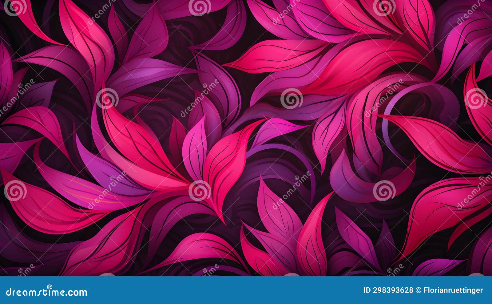 Abstract Background of Nature Pattern in Magenta Colors. Minimal ...