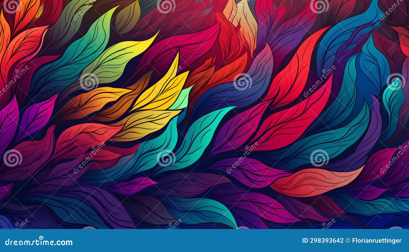 Abstract Background of Nature Pattern in Multicolor Colors. Minimal ...