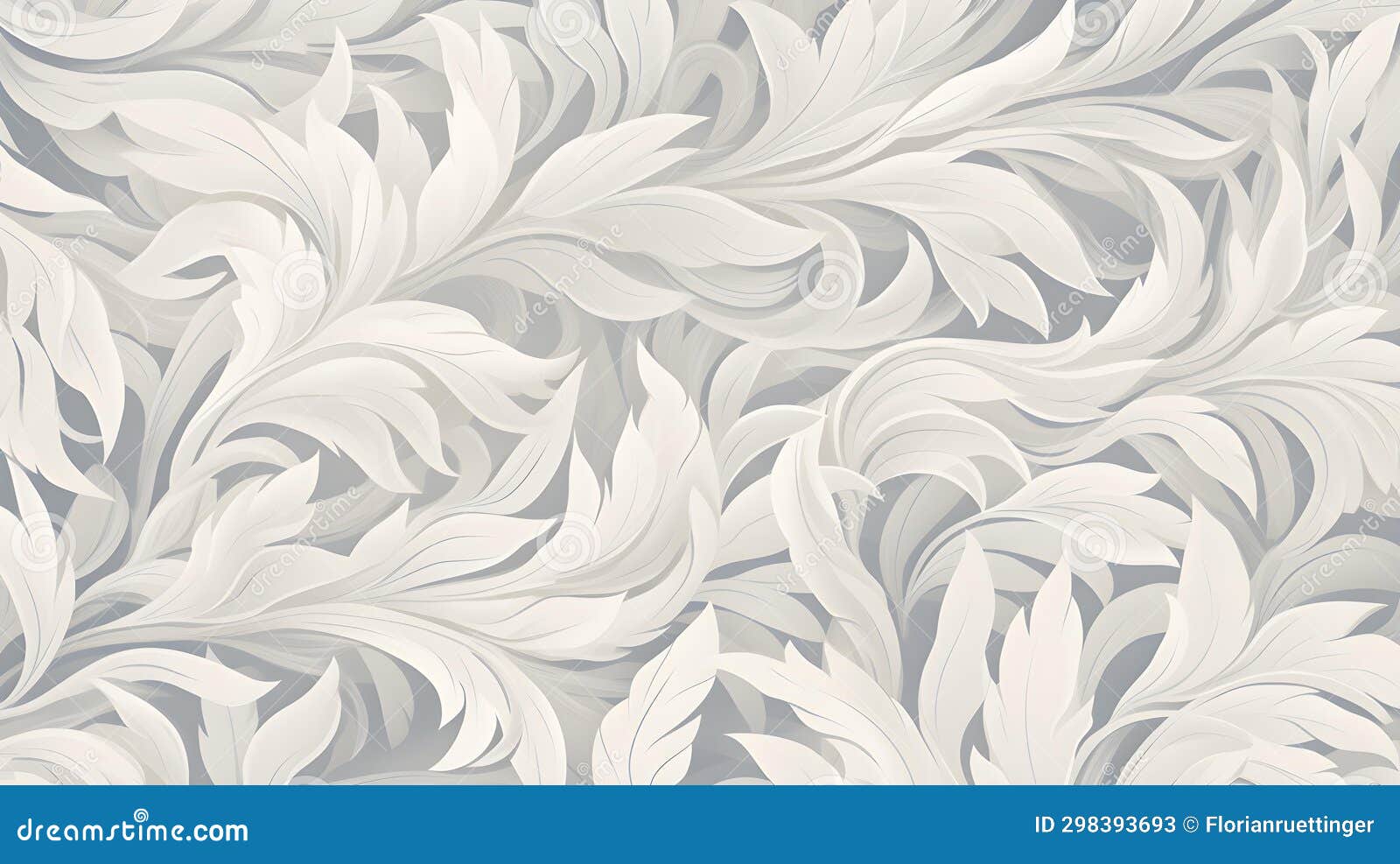 Abstract Background of Nature Pattern in White Colors. Minimal ...