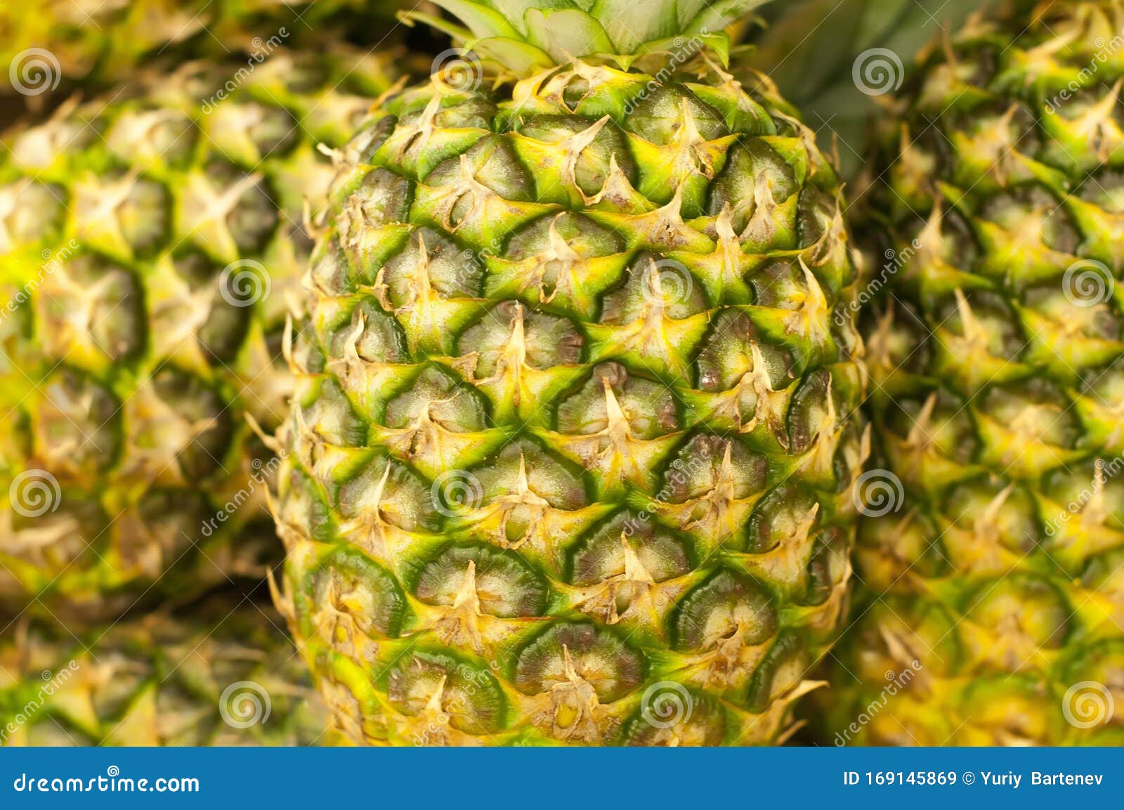 Abstract Background of Nature - Texture of Pineapple Skin Stock Image ...