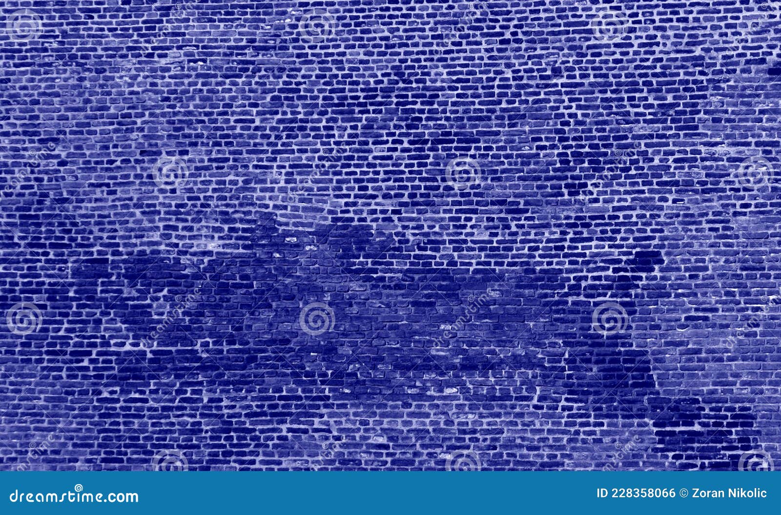 Abstract Background of a Navy Blue Brick Wall Stock Photo - Image of ...