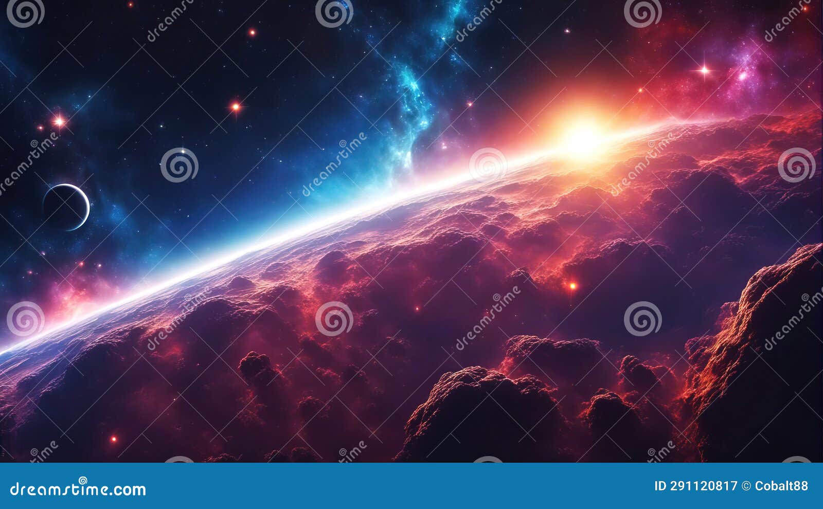 Abstract Background with Nebulas Stars and Galactic, Science Fiction ... Abstract Background with Nebulas Stars and Galactic, Science Fiction ...
