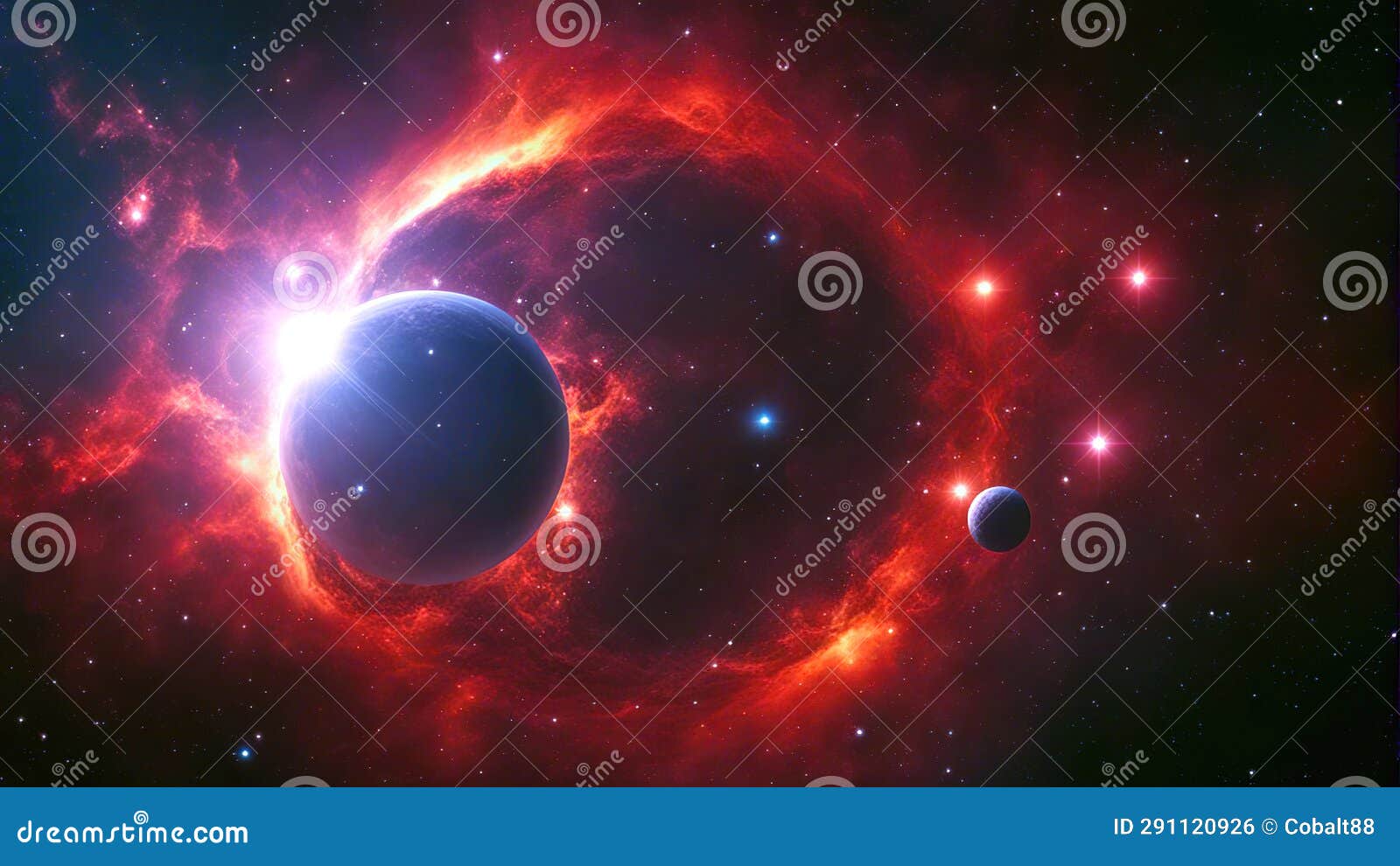 Abstract Background with Nebulas Stars and Galactics, Science Fiction ... Abstract Background with Nebulas Stars and Galactics, Science Fiction ...
