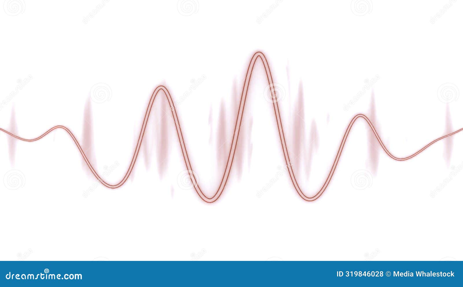 Abstract Background of Neon High-tech Waveform. Design. Audio Spectrum ...