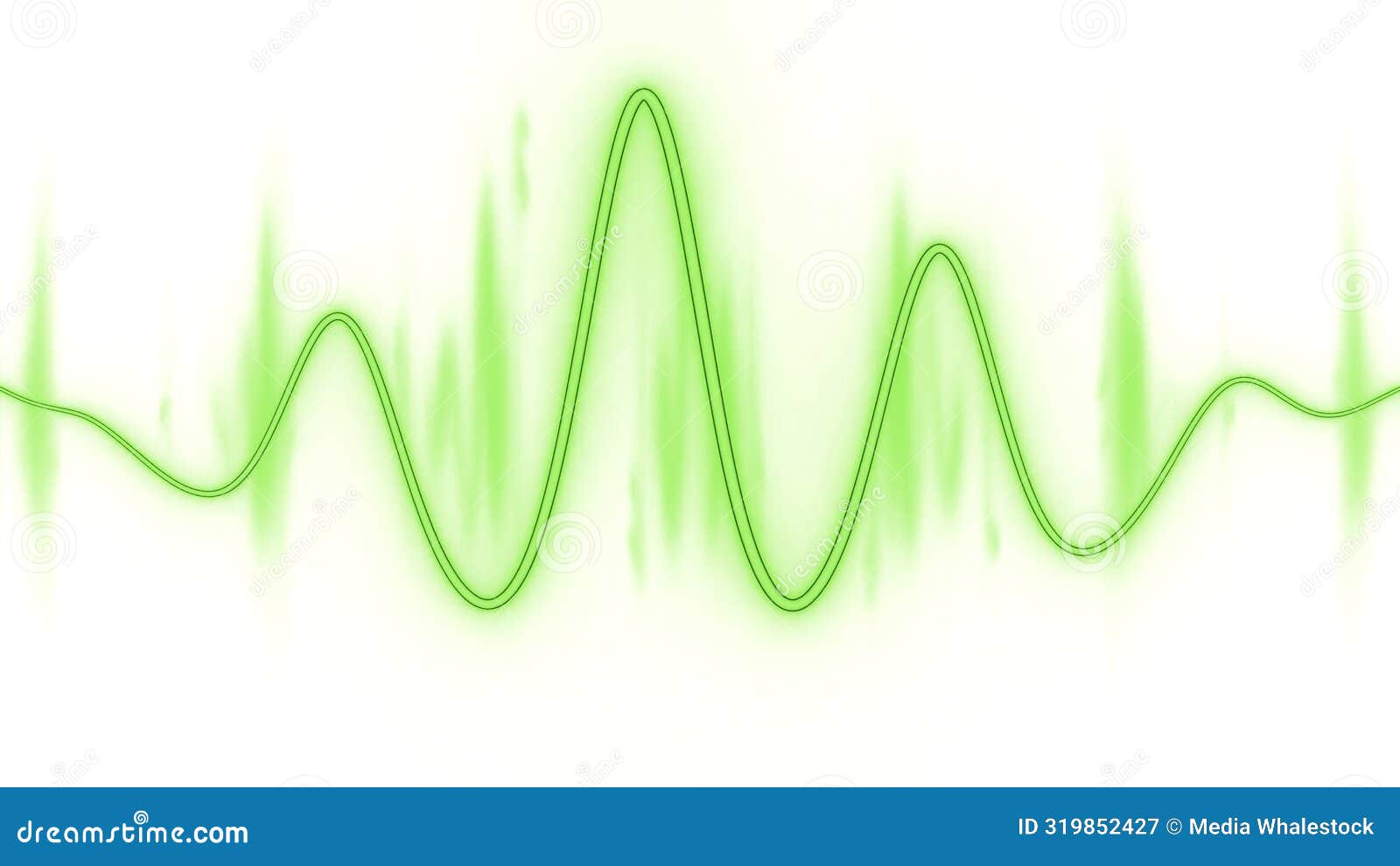 Abstract Background of Neon High-tech Waveform. Design. Audio Spectrum ...