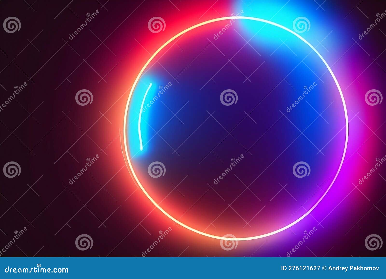 Abstract Background in Neon, the Movement of Colored Energy, Generative ...