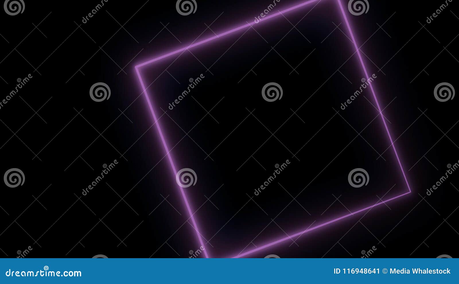 Abstract Background with Neon Squares. Seamless Loop Stock Illustration ...