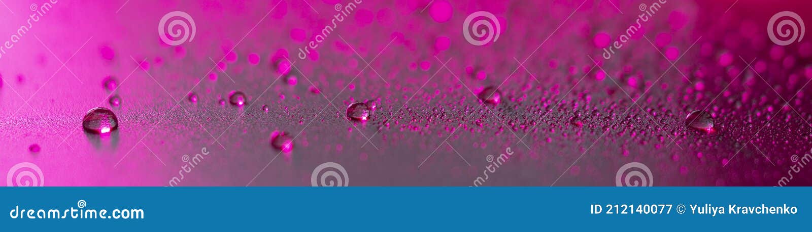 Abstract Background of Neon Water Drop Stock Image - Image of design ...