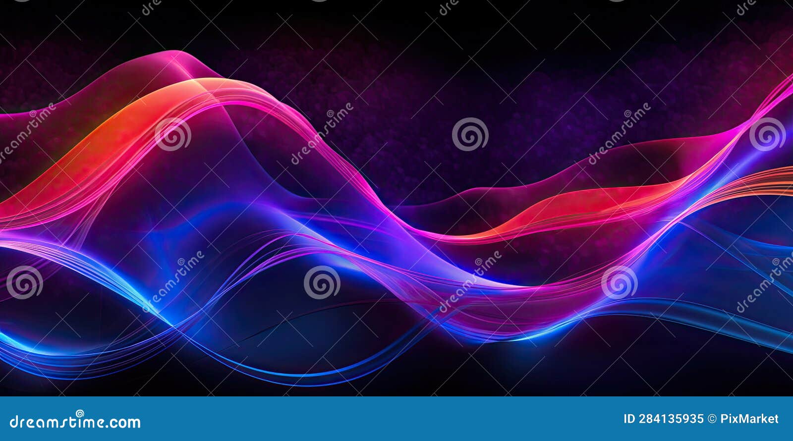 Neon Waves Vector Background | CartoonDealer.com #39826807