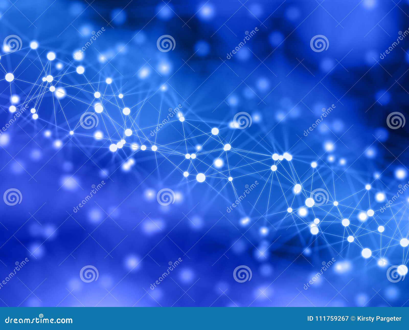 Network Connections Background with Connecting Lines and Dots Stock ...