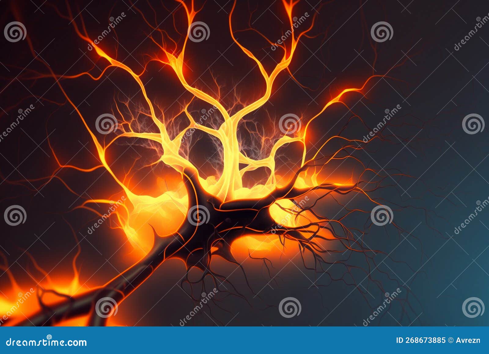 Abstract Background Neuro Styled Pattern with Chaotic Lines, Generative ...