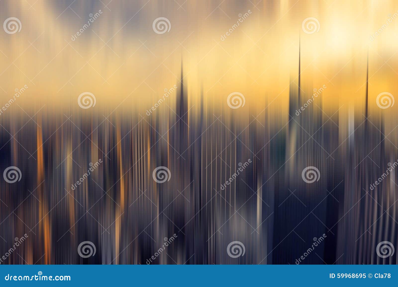 Abstract New York City Architecture. Times Square Cityscape Colorful ...