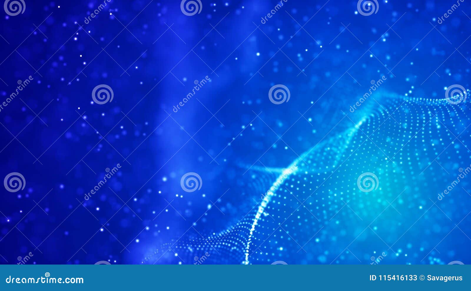 Background with Nice Abstract Blue Lines Stock Illustration ...
