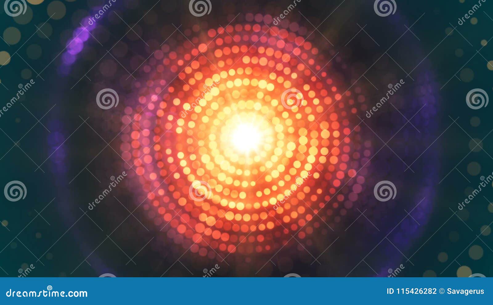 Background with Nice Orange Leds Stock Illustration - Illustration of ...