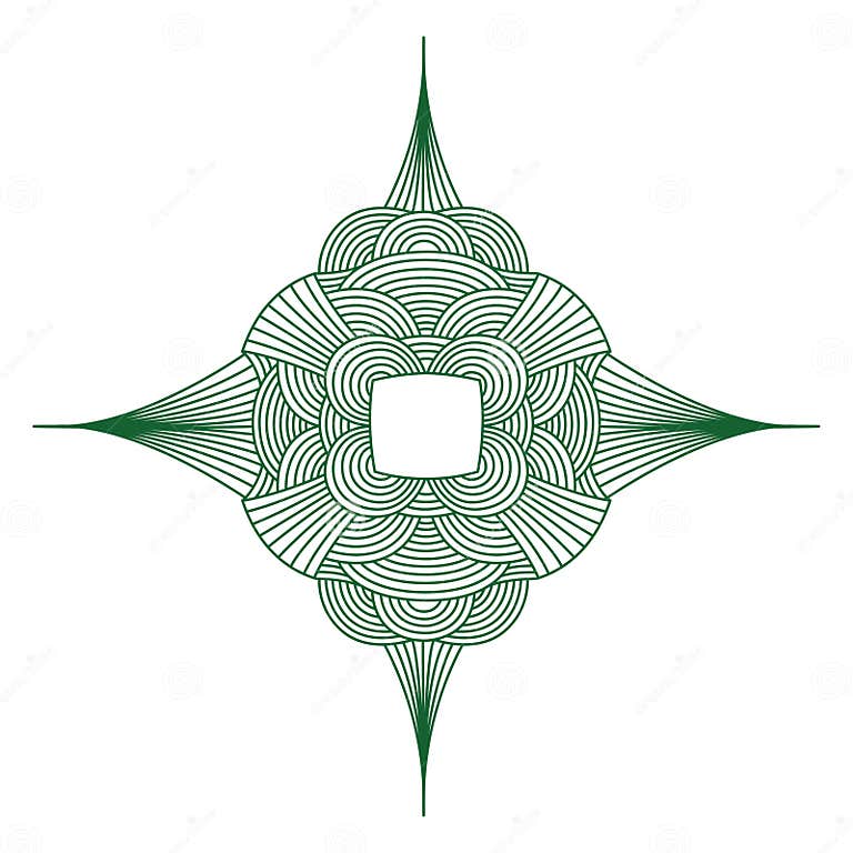 Abstract Background of Nodes. Green Color. Stock Vector - Illustration ...