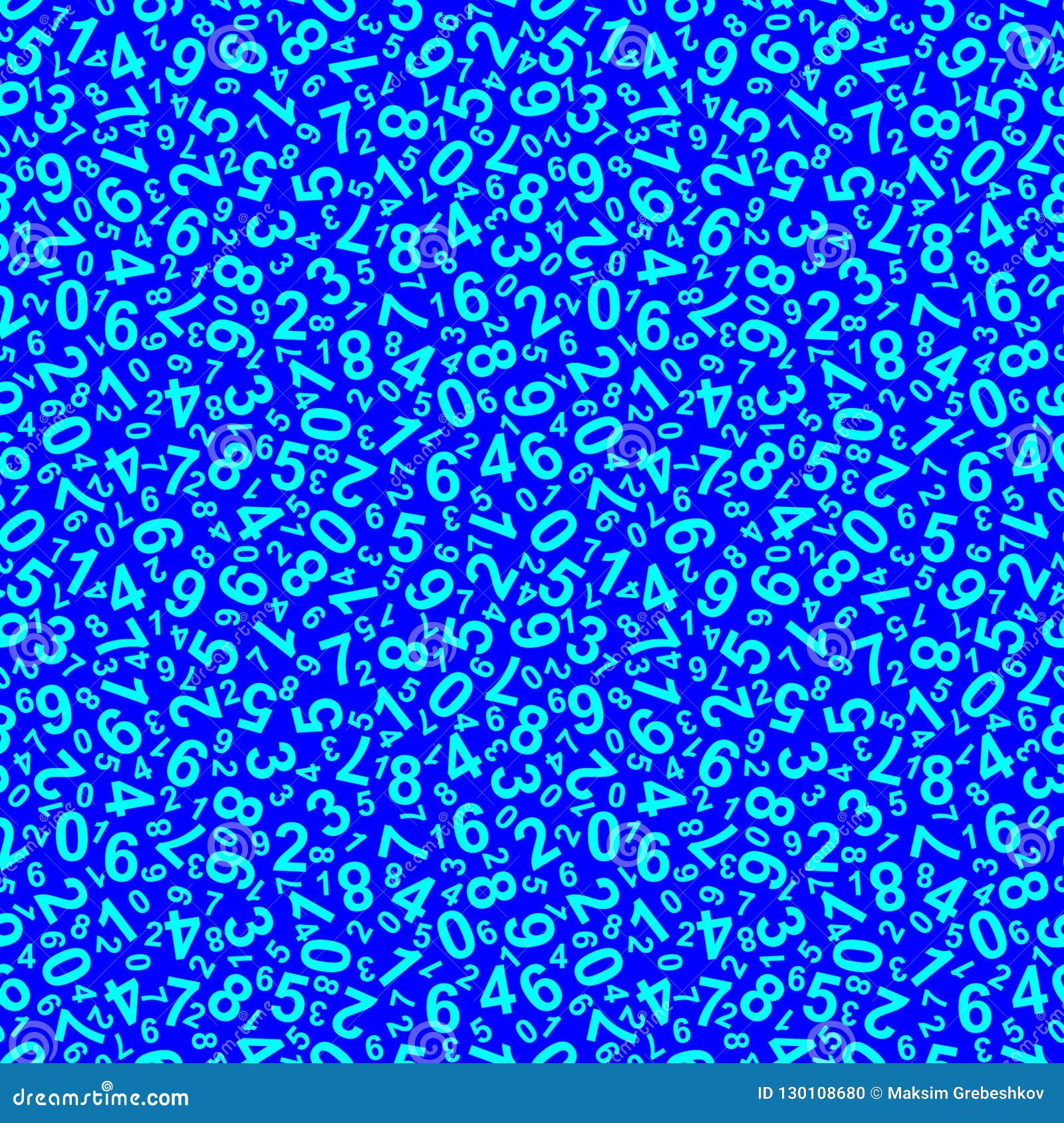 Abstract Background with Numbers. Stock Photo - Image of design ...