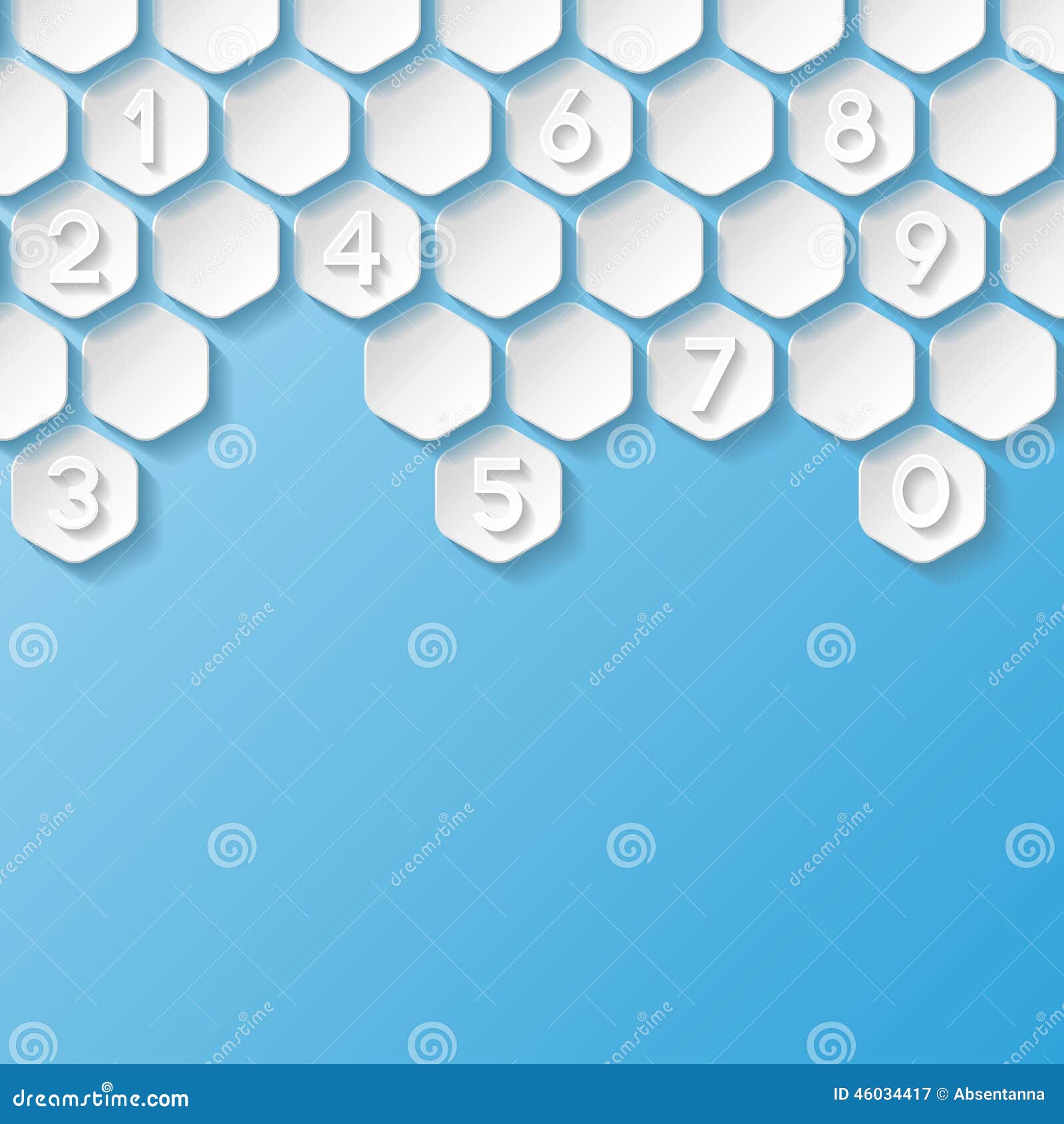 Abstract Background with Numbers Stock Vector - Illustration of number ...