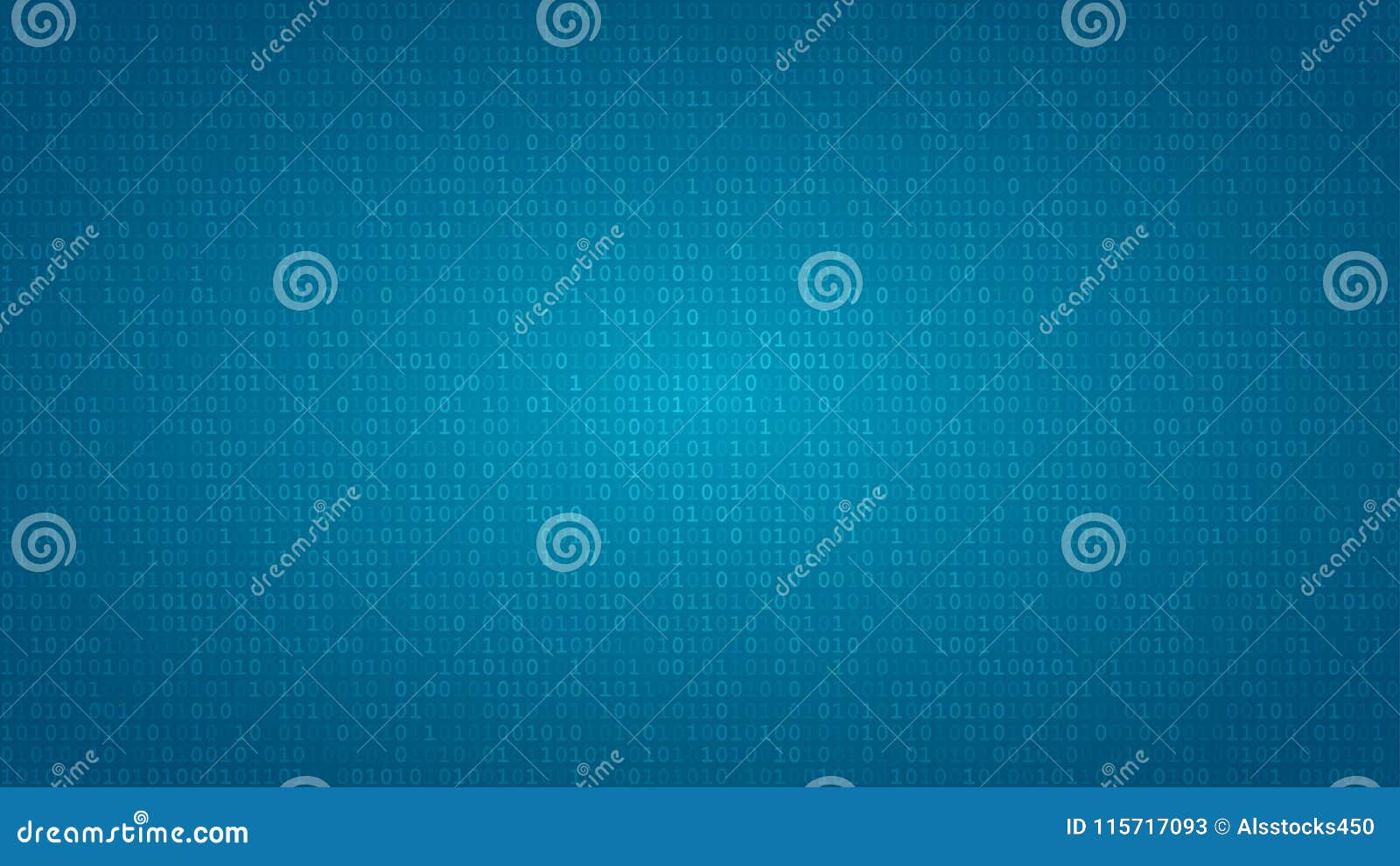 Abstract Background of Ones and Zeros Stock Vector - Illustration of ...