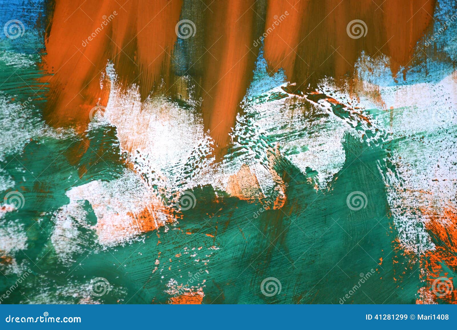 Abstract Background with Orange Blue Green White S Stock Illustration ...