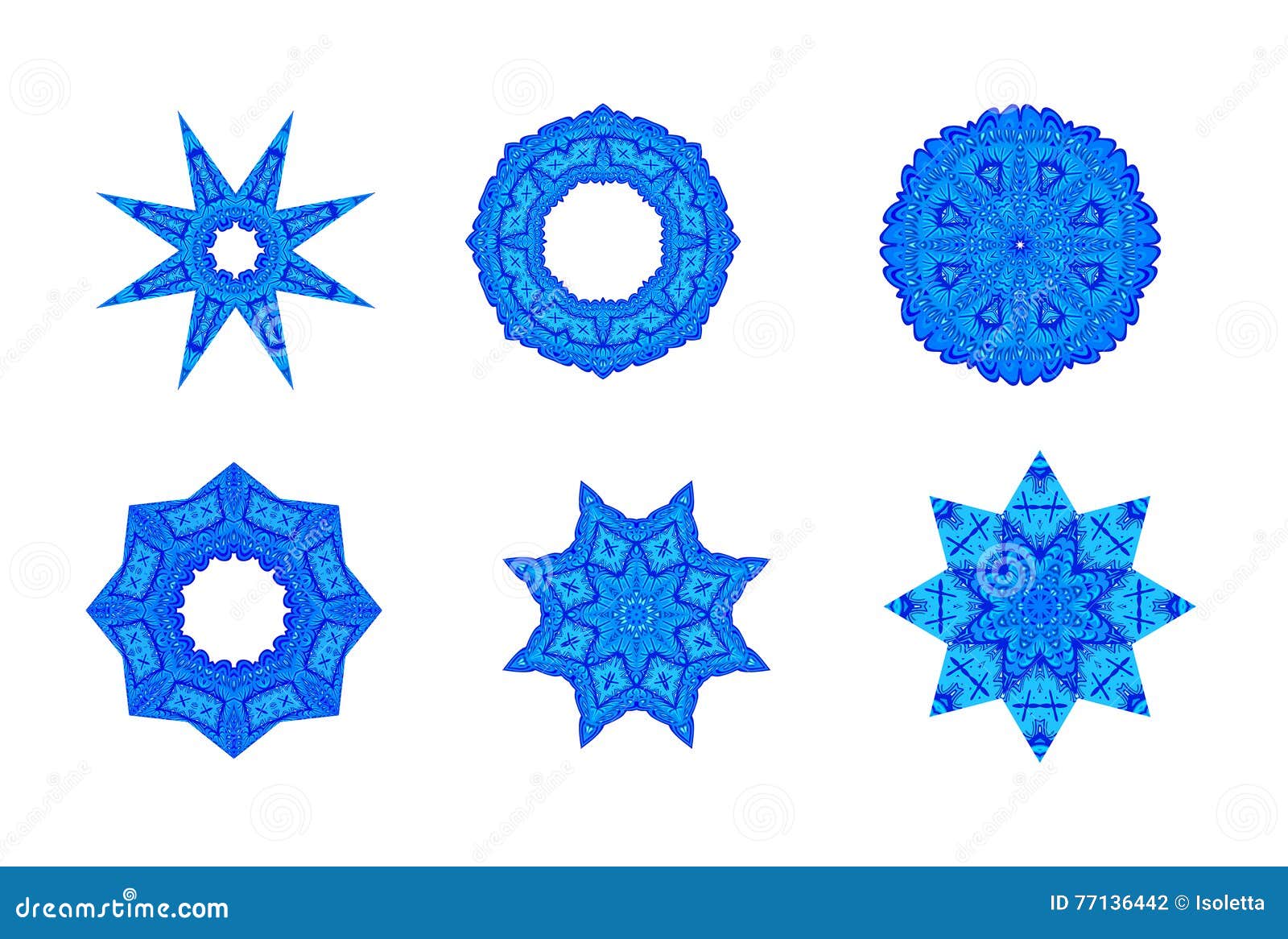 Abstract Background with Ornamental Shape Stock Illustration ...