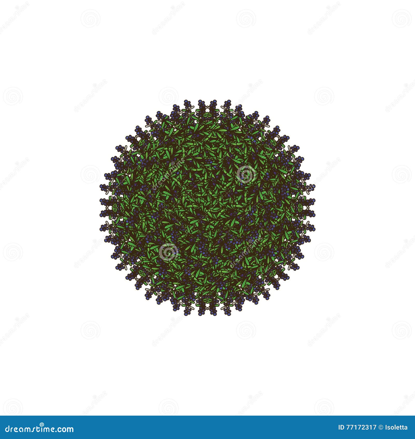 Abstract Background with Ornamental Shape Stock Illustration ...