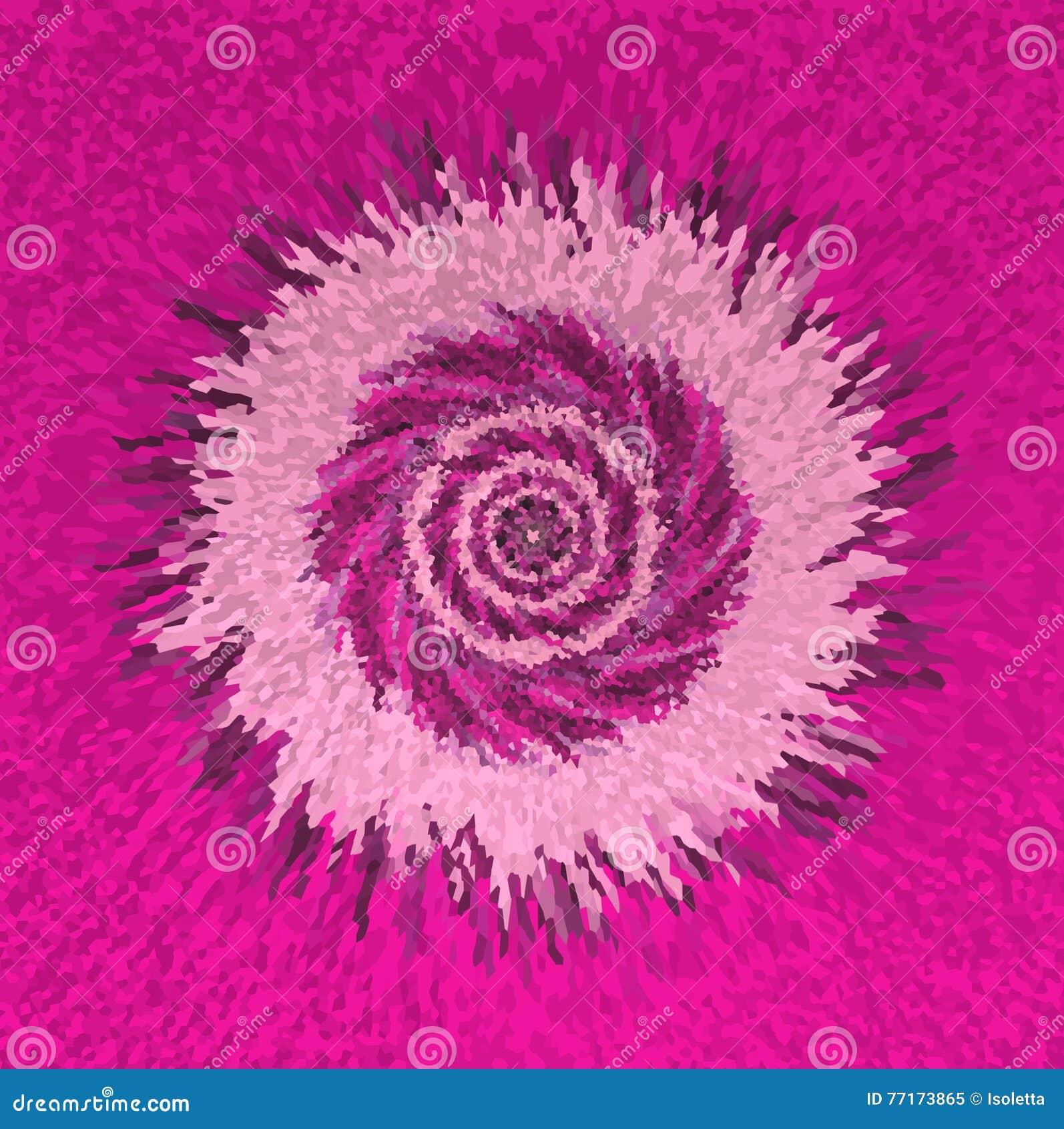 Abstract Background with Ornamental Shape Stock Illustration ...