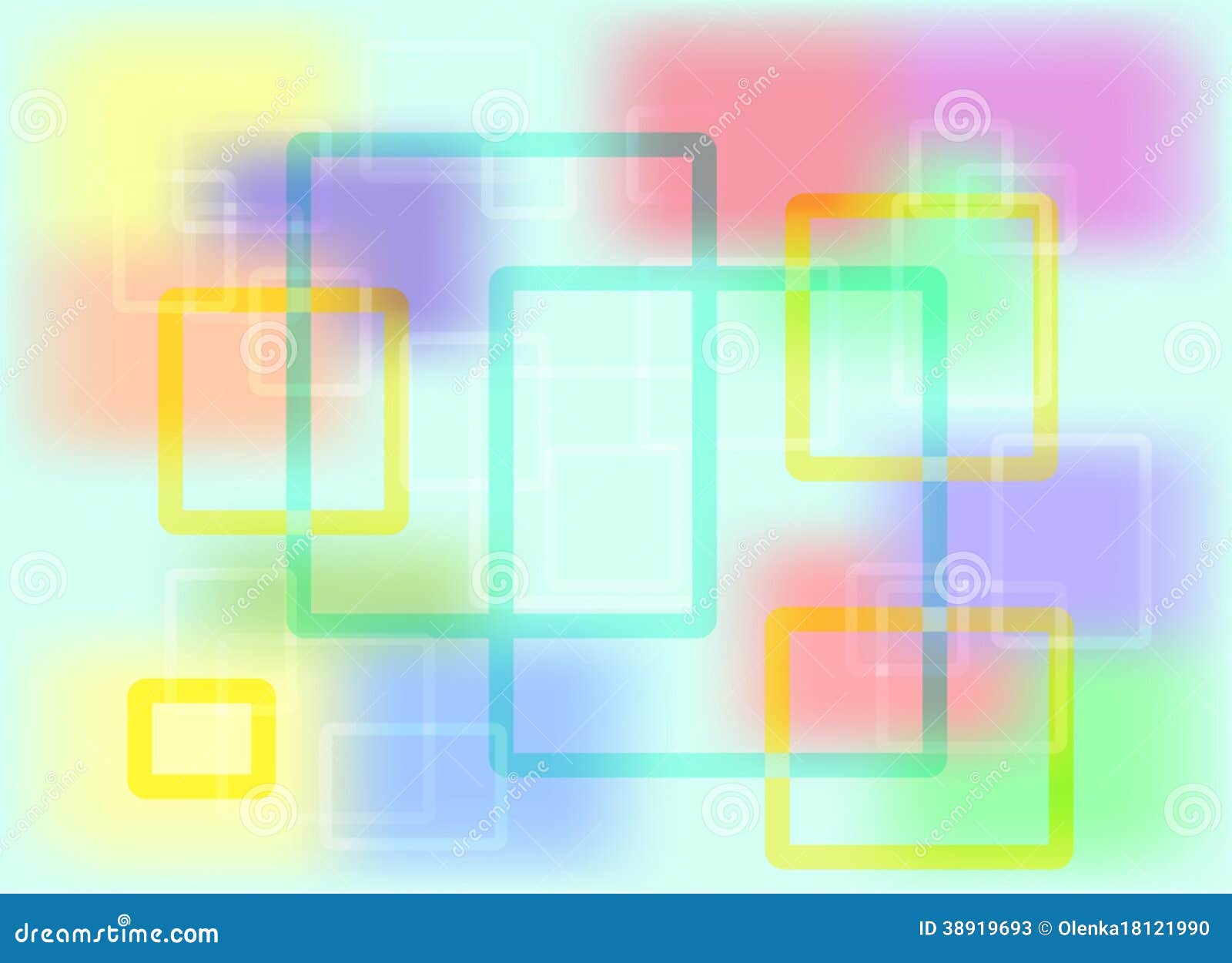 Abstract Background with Overlapping Stock Illustration - Illustration ...
