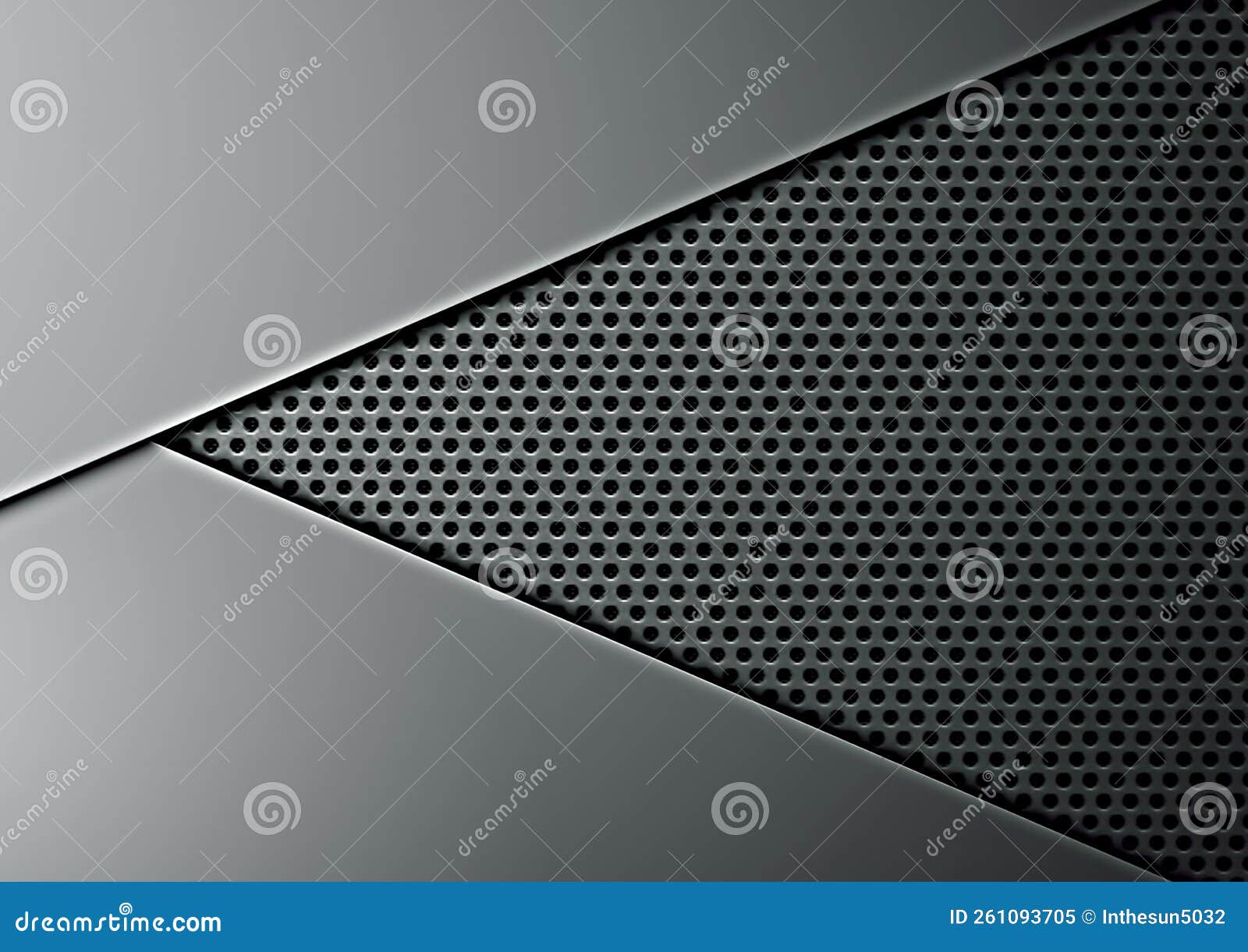 Abstract Background with Overlapping Different Gray Metal Materials ...