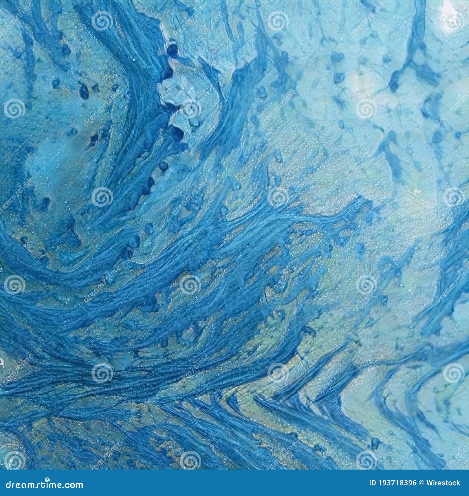 Abstract Background with Paint with Different Shades of Blue Stock ...