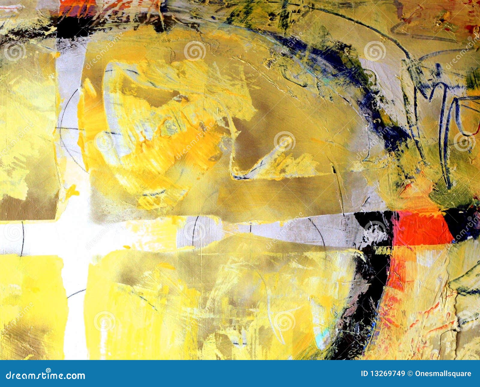 Abstract Background Painting Stock Image - Image of circle, texture ...