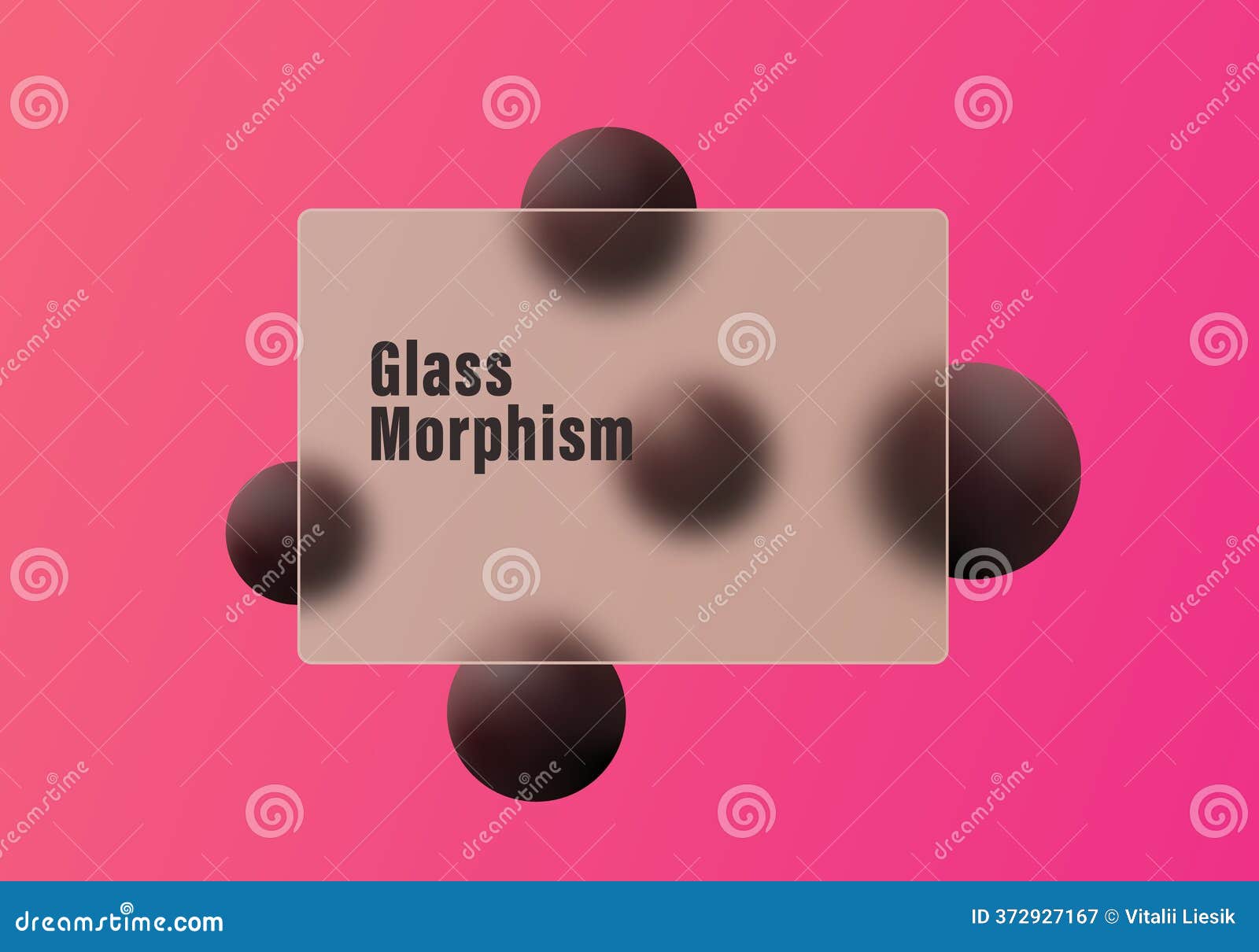 Glass Morphism Style. Realistic Glass Morphism Effect With Floating ...