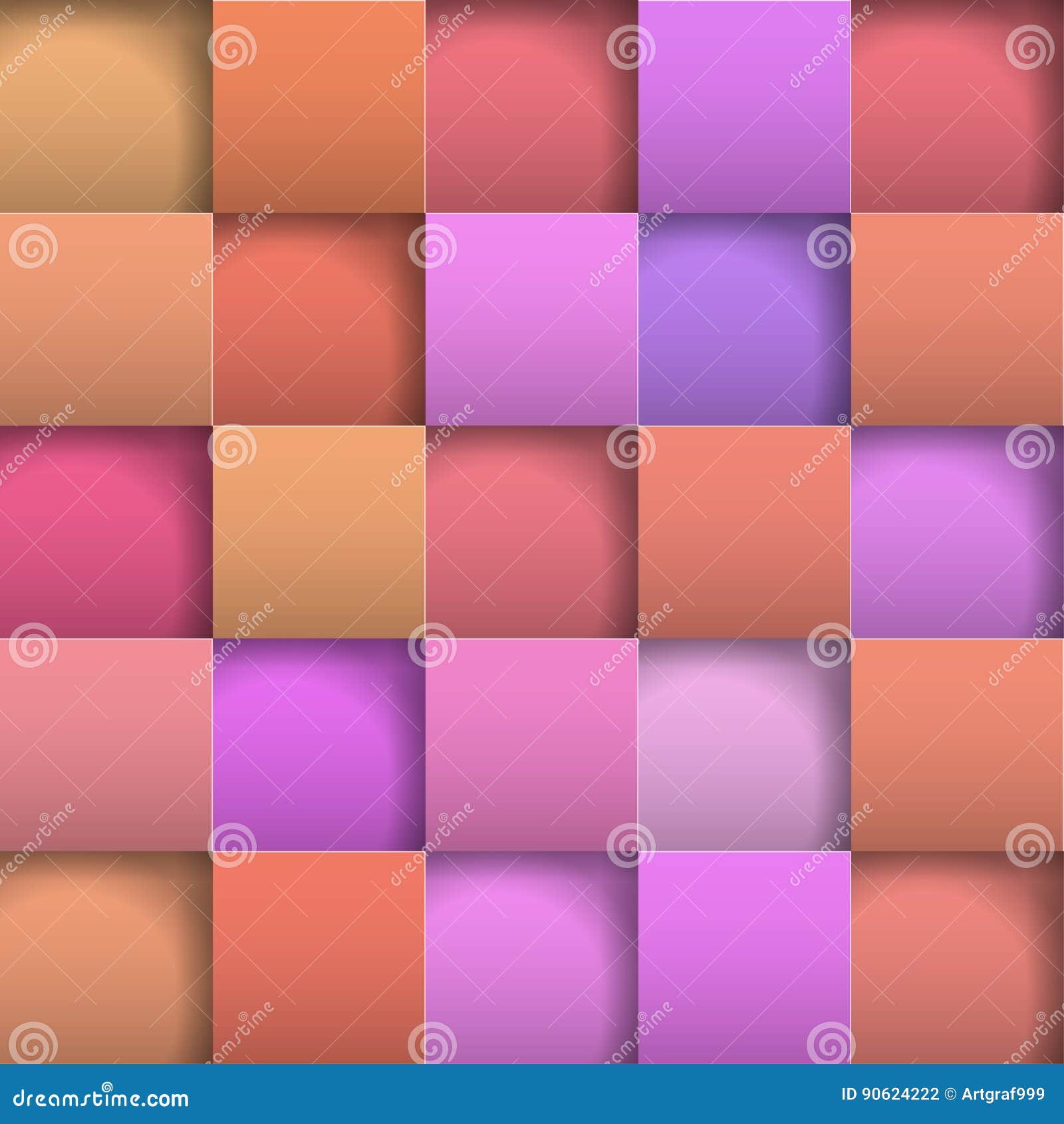 Abstract Background Paper Squares Stock Illustration - Illustration of ...