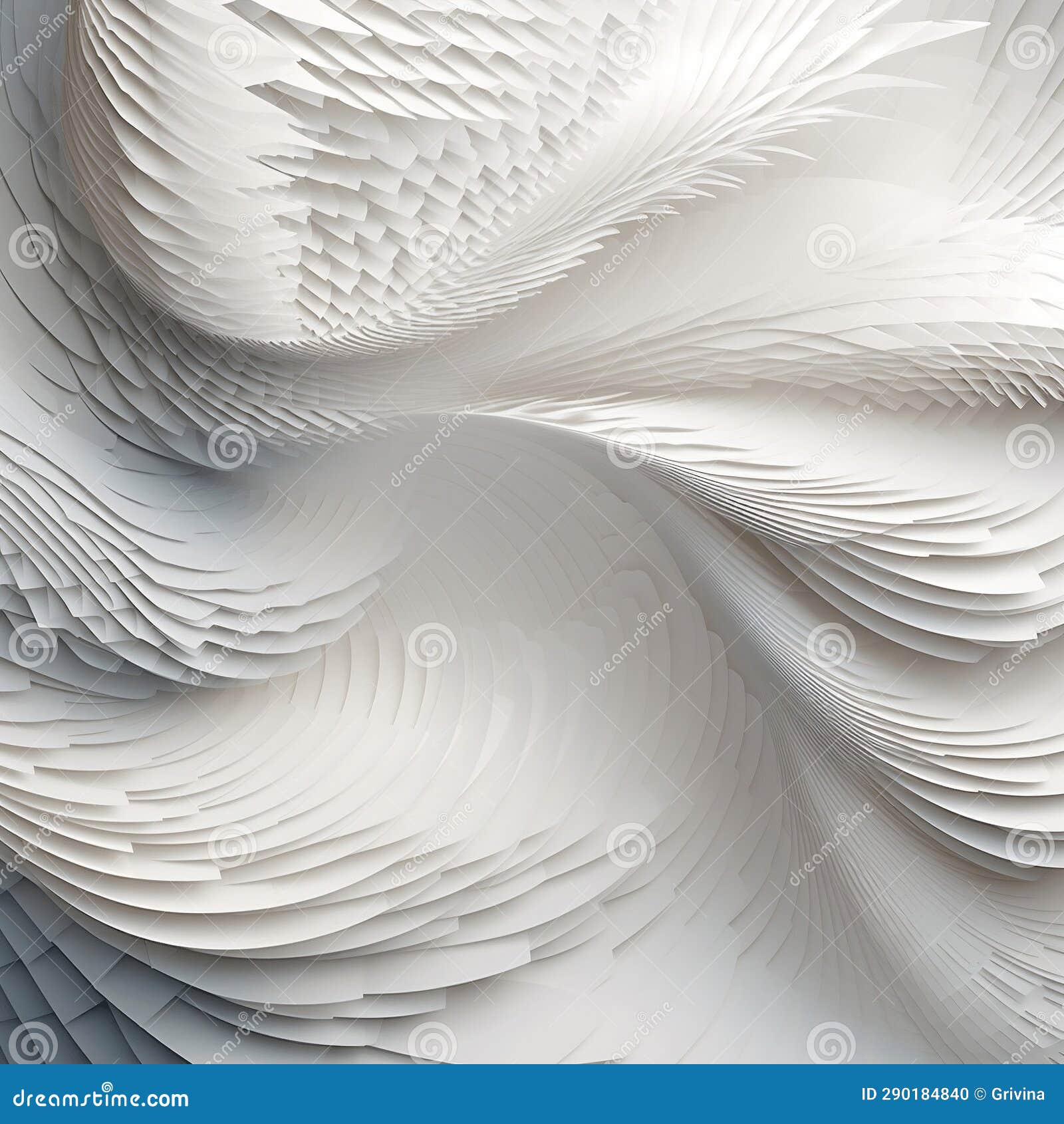 Abstract Background with Paper Wave Stock Photo - Image of composition ...