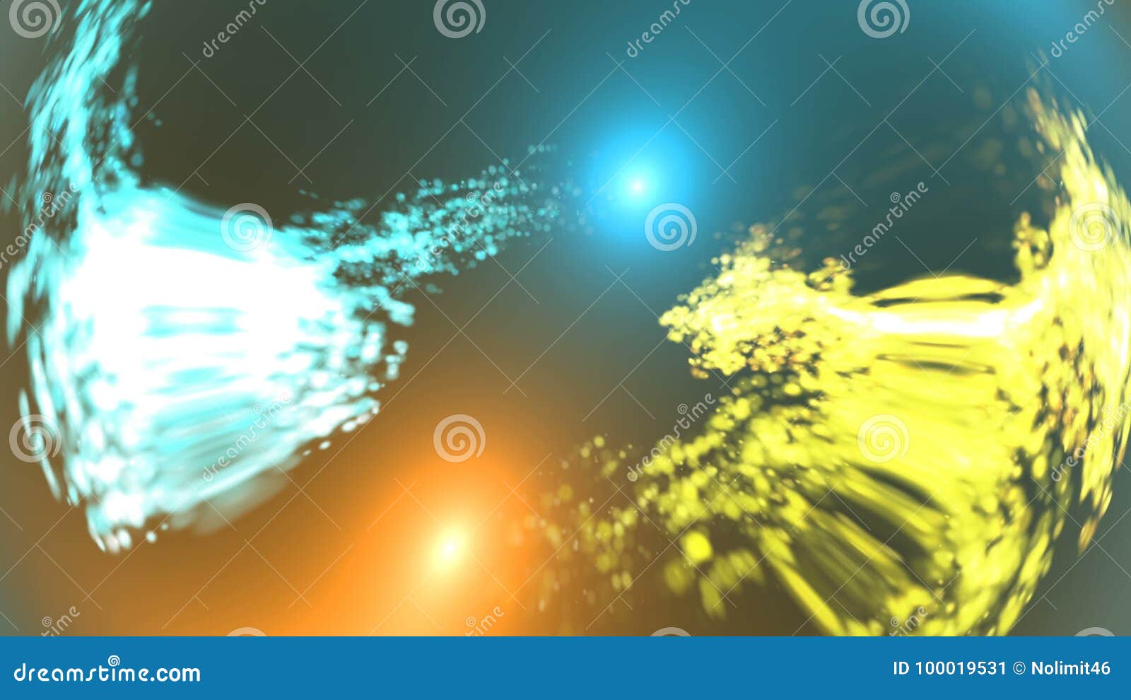 Abstract Background with Particles and Flare Stock Illustration ...