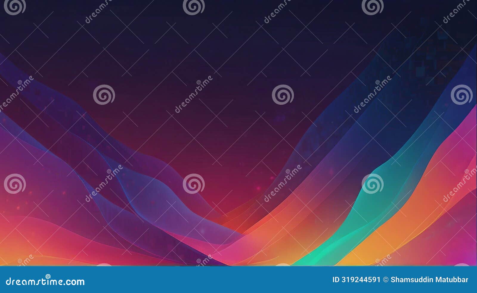 Abstract Background, Pastel Neon Shapes Stock Illustration ...