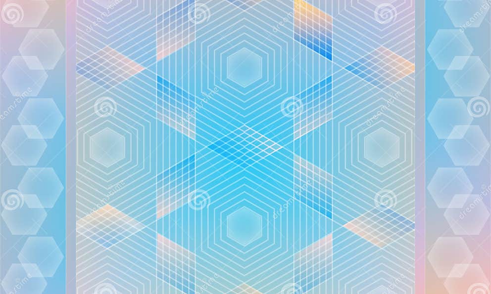 Abstract Background Pattern of Geometric Shapes and Vertical Inserts ...
