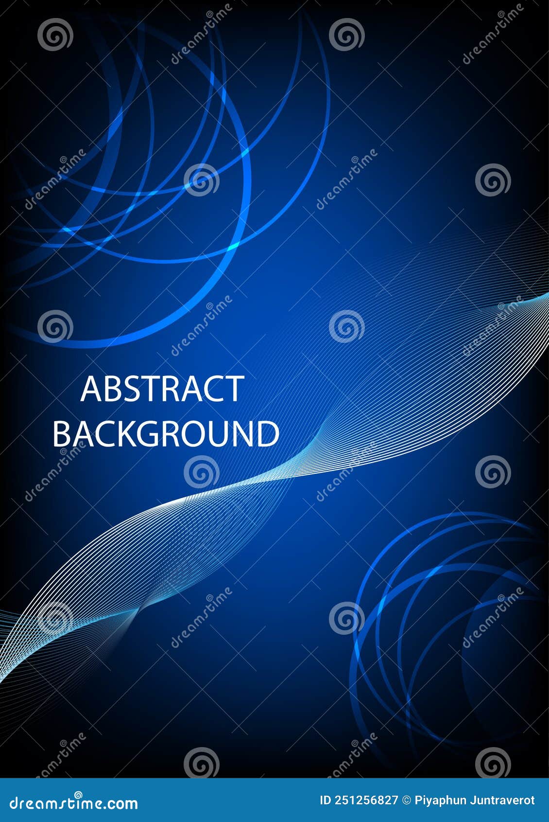 Abstract Background Pattern Line Parallel with Blue Ball Glow Blue ...