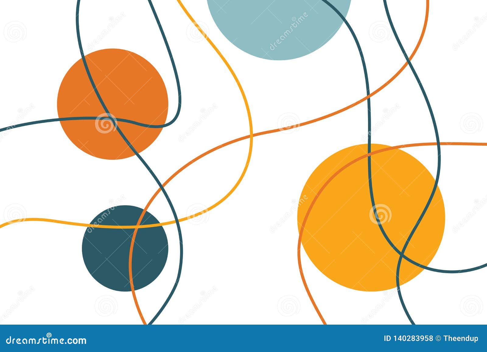 Abstract, Background Pattern Made with Curvy, Colorful Lines Stock ...
