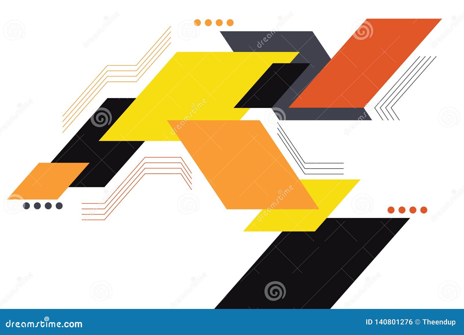 Abstract Background Pattern Made with Parallelogram, Circle Shapes ...